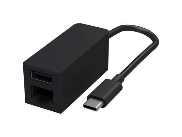 Microsoft Surface USB-C to Ethernet and USB Adapter - network / USB ...